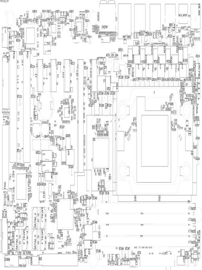 770T-D3 Rev.1.3位置图 | PDF