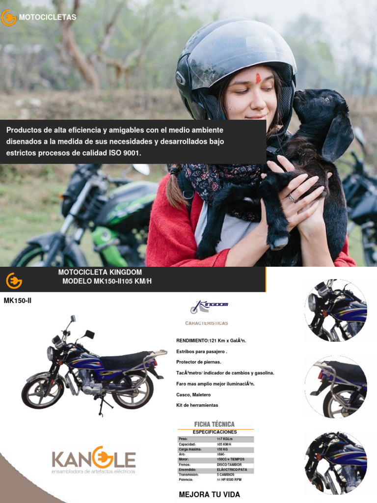 Catalogo Kangle Motos | PDF | Motocicleta | Caballo de fuerza