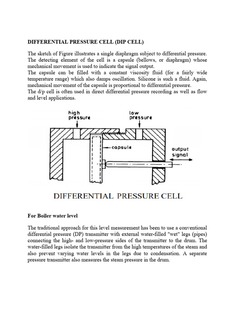 5 DP Cell | PDF | Pressure Measurement | Pressure