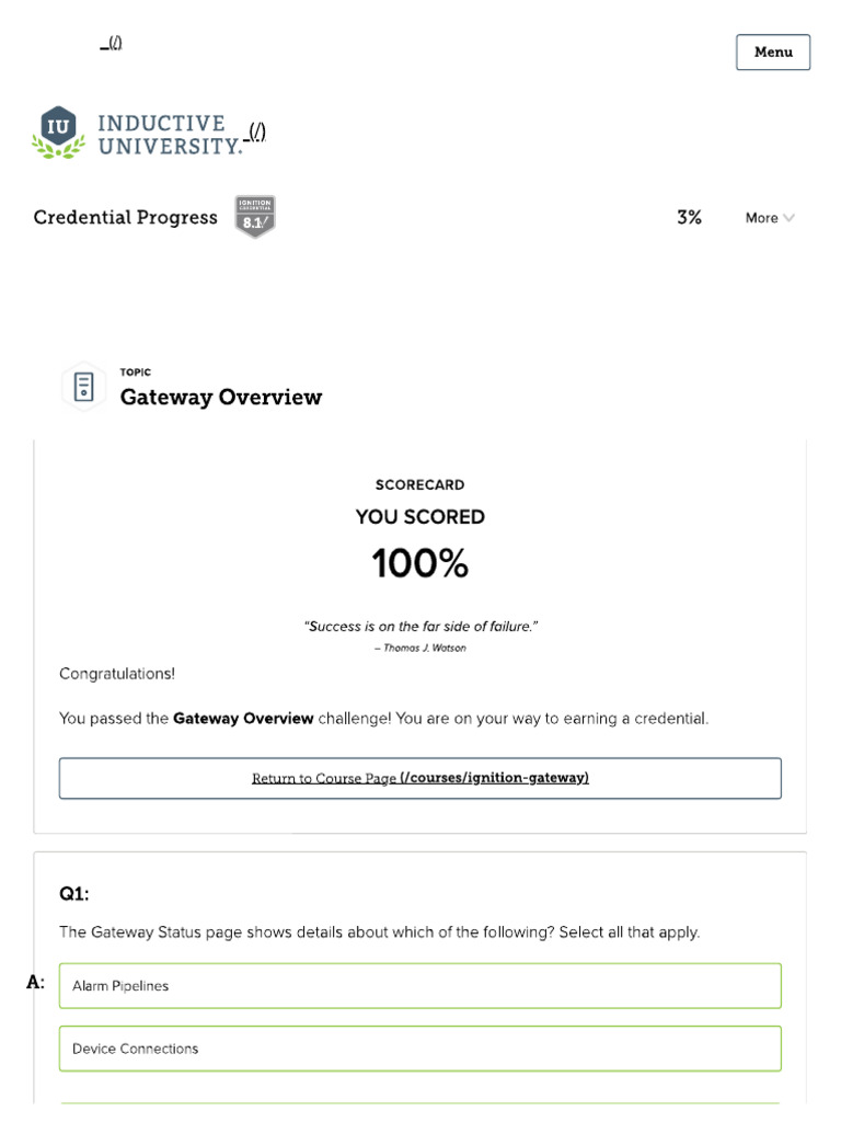 02 - Ignition Gateway - 01 - Gateway Overview | PDF