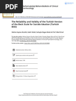 Beck's Suicide Ideation Scale Overview | PDF | Suicide | Mental Health