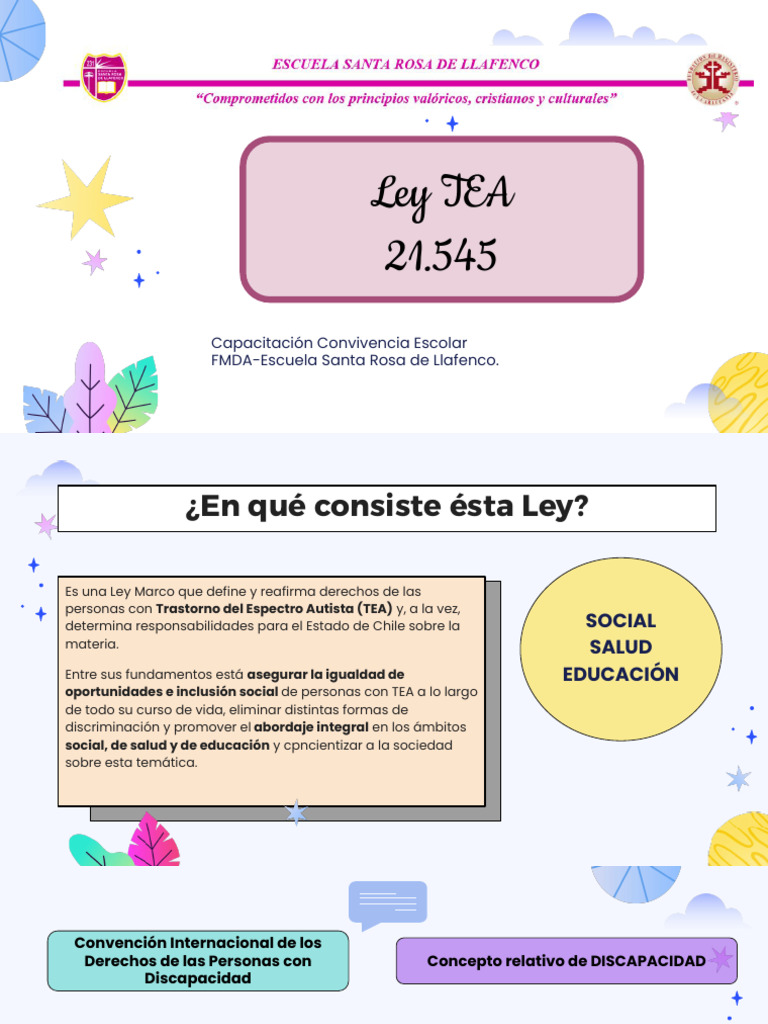 LEY TEA | Descargar gratis PDF | Espectro autista | Invalidez
