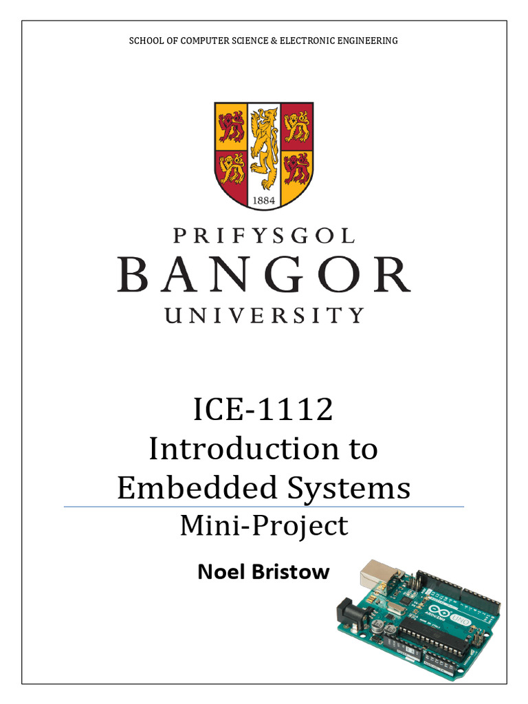 ICE-1112 - Assignment - Mini-Project | PDF | Embedded System | Plagiarism