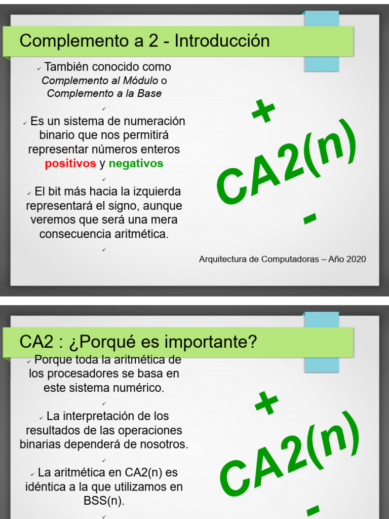 Teoría Complemento A 2 | PDF | Poco | Entero