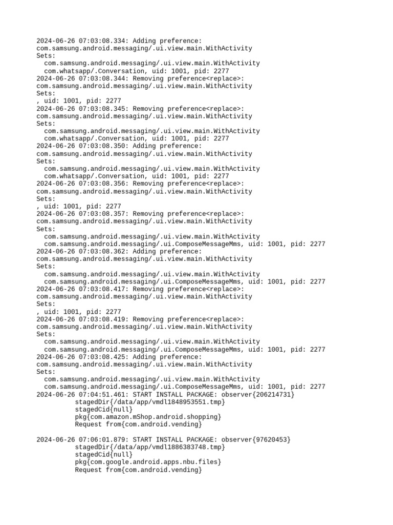 PM Debug Info | PDF | Mobile Software | Software