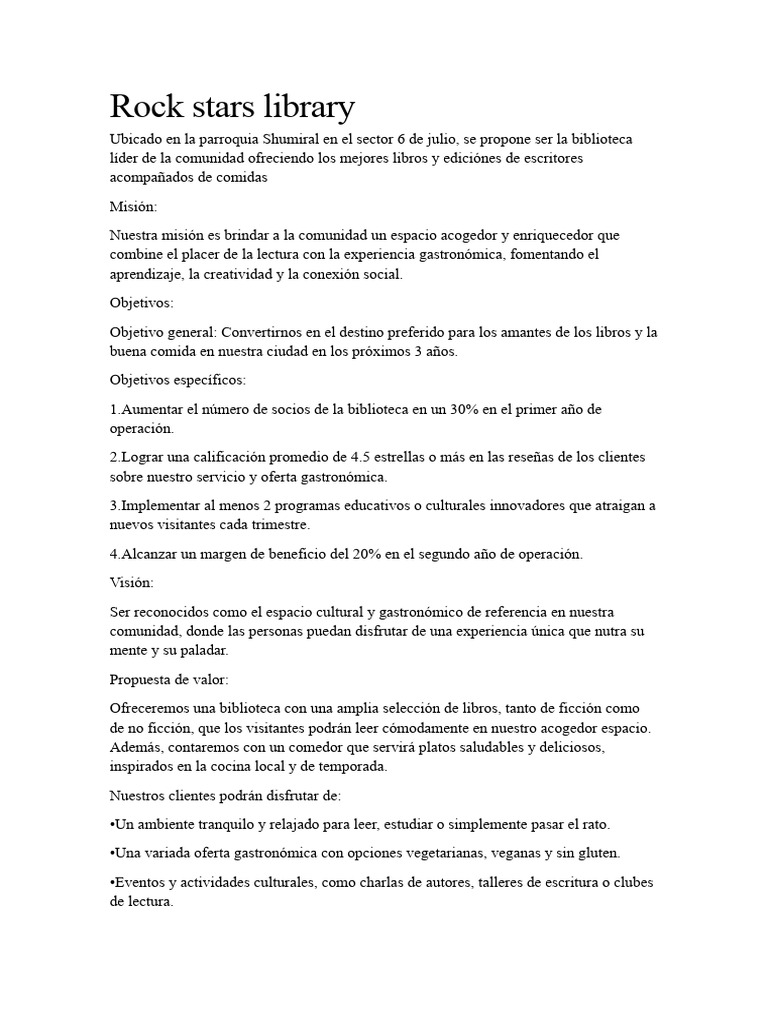 Rocks Stars SJSBSB | PDF | Cocina, comidas y vino