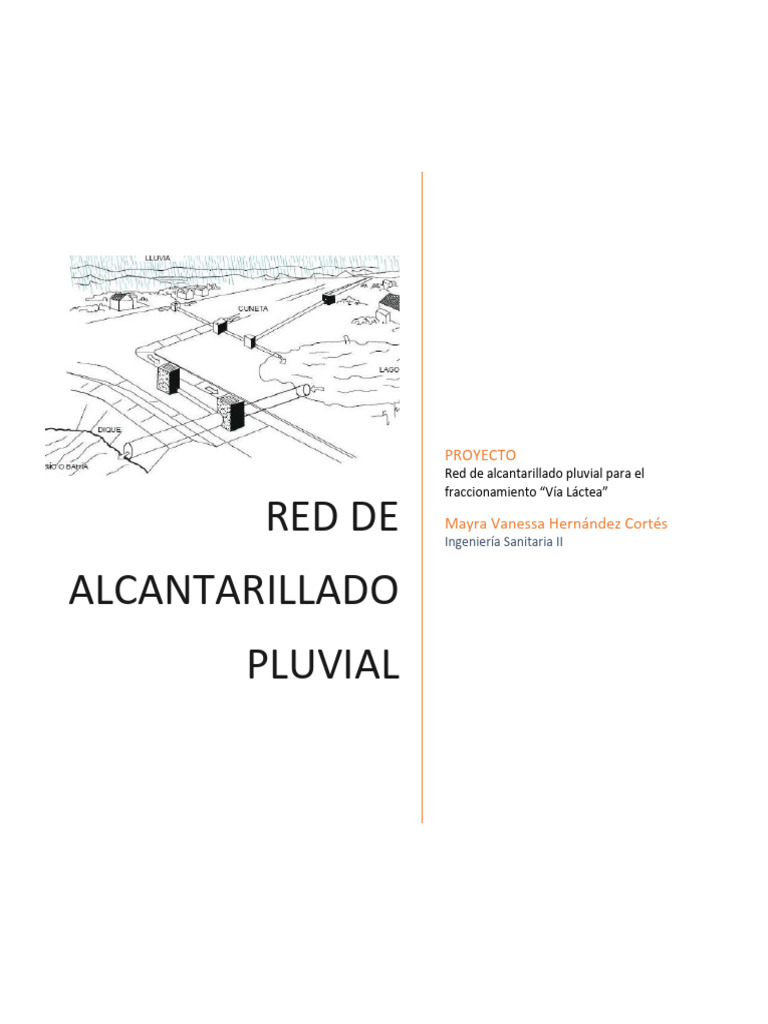 Red de Alcantarillado Pluvial | PDF | Alcantarillado | Precipitación