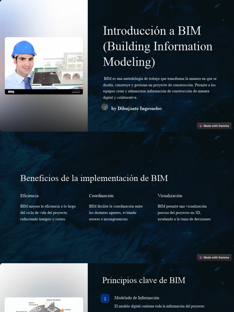 Introduccion A BIM Building Information Modeling | PDF | Modelado de información de construcción ...