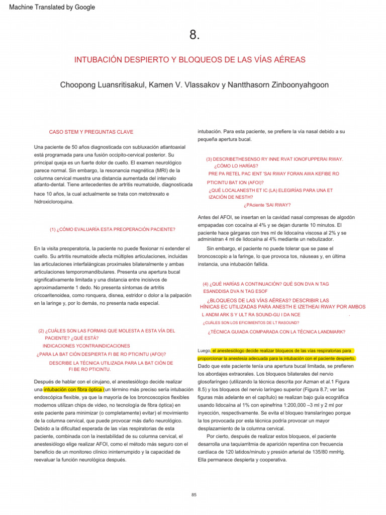 Traduccion | PDF | Nervio vago | Lengua