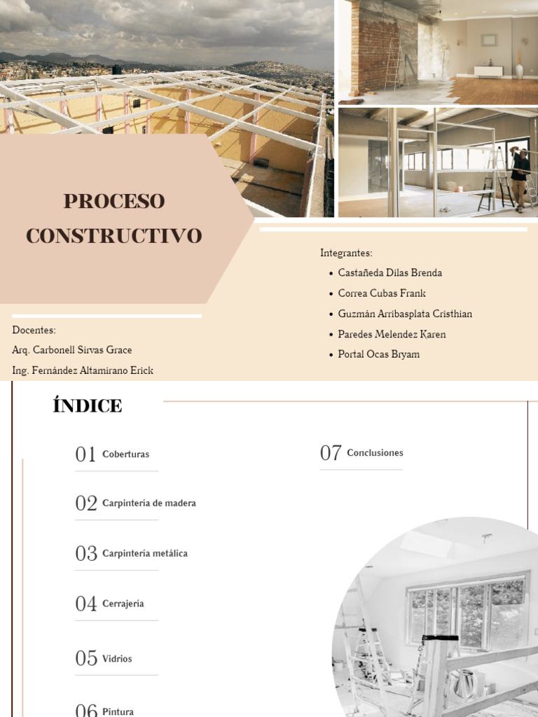 Proceso Constructivo - Final | PDF | Perforación | Pinturas