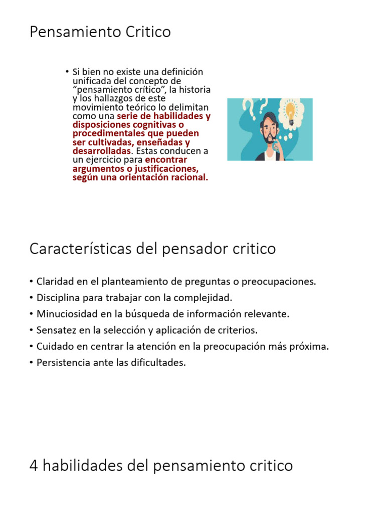 Pensamiento Critico-Creatividad-Resolucion de Problemas | PDF ...