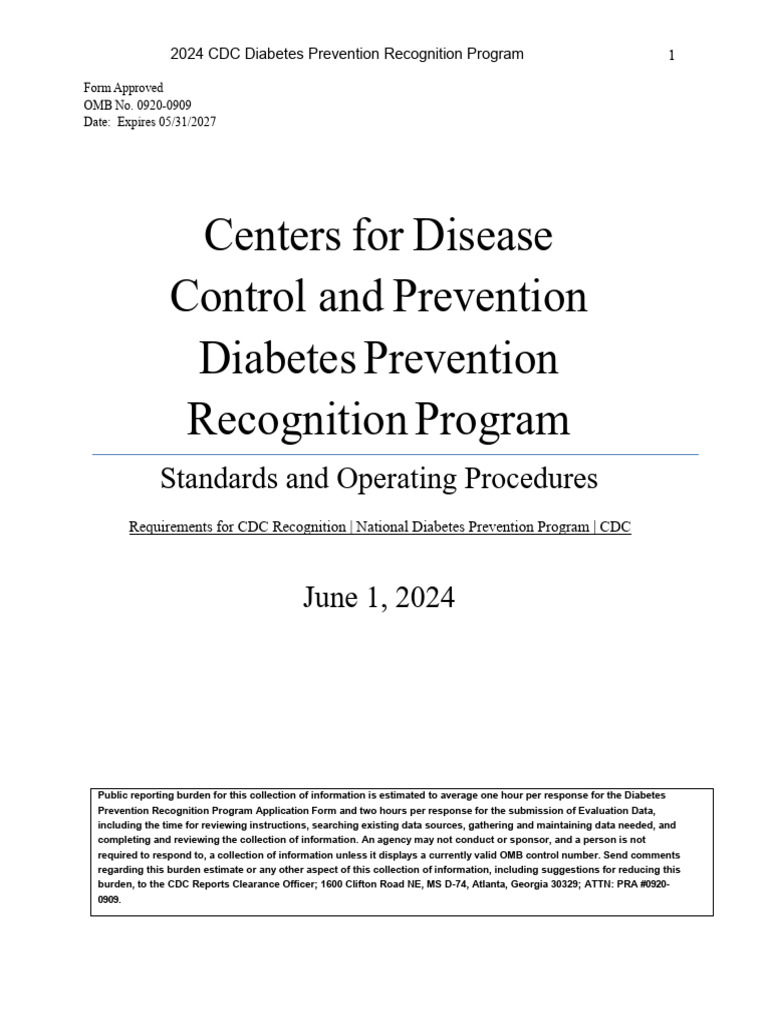 2024 DPRP Standards and Operating Procedures | PDF | Health Equity ...