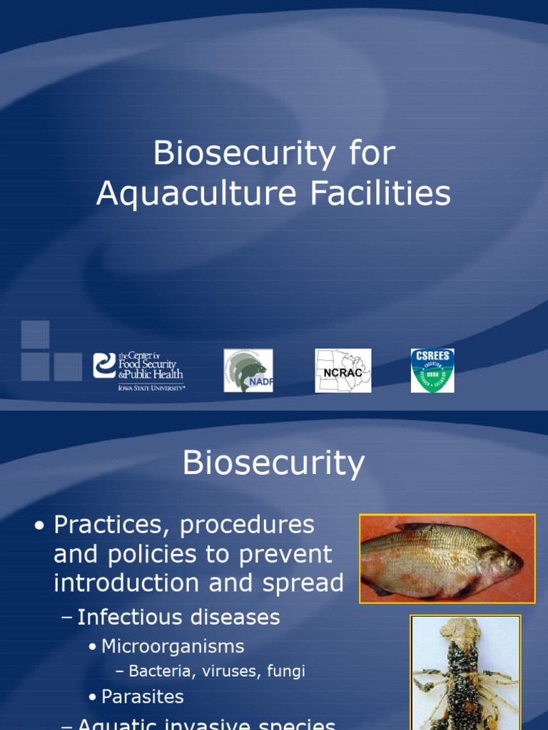 Biosecurity For Aquaculture Facilities | PDF | Aquaculture
