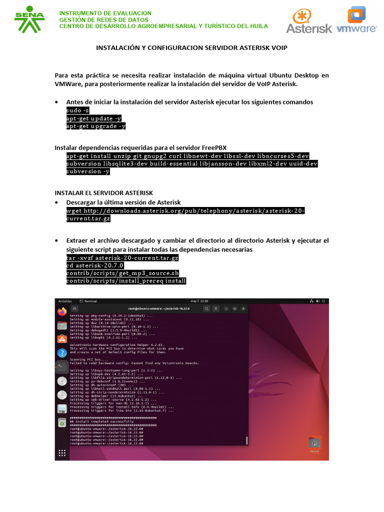 Servidor Asterisk | PDF | Servidor HTTP Apache | Servidor (Computación)
