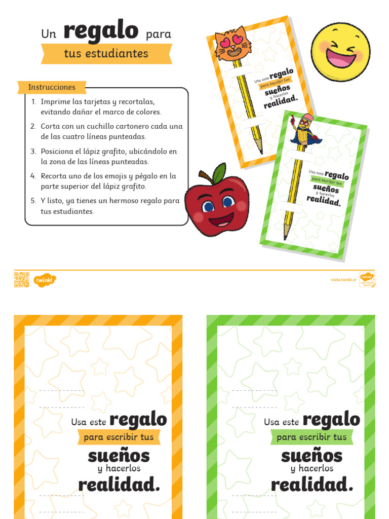 Regalo para La Vuelta A Clases Ver 3 | PDF