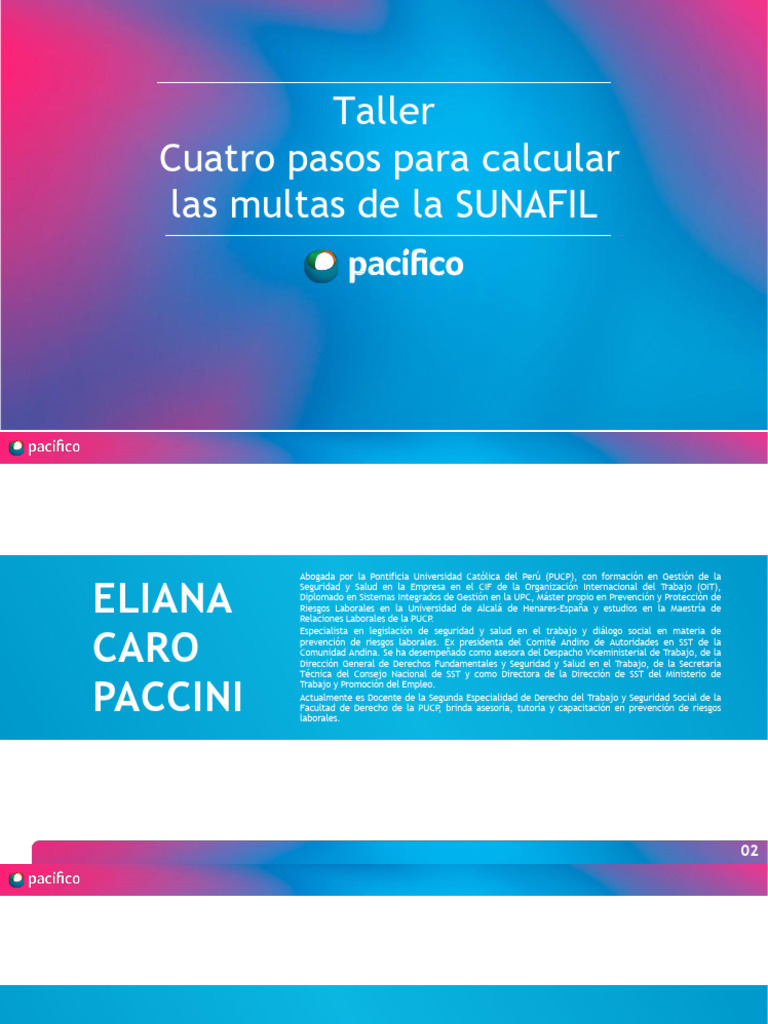 Taller_Cuatro pasos para calcular las multas de la Sunafil_14-09-23_7 a 8 pm_Eliana Caro ...