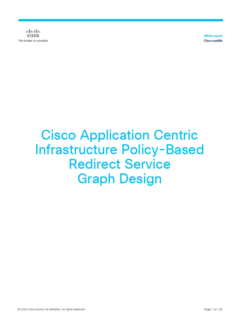 ACI Service Graph PBR White Paper c11 739971 | PDF | Ip Address | Routing
