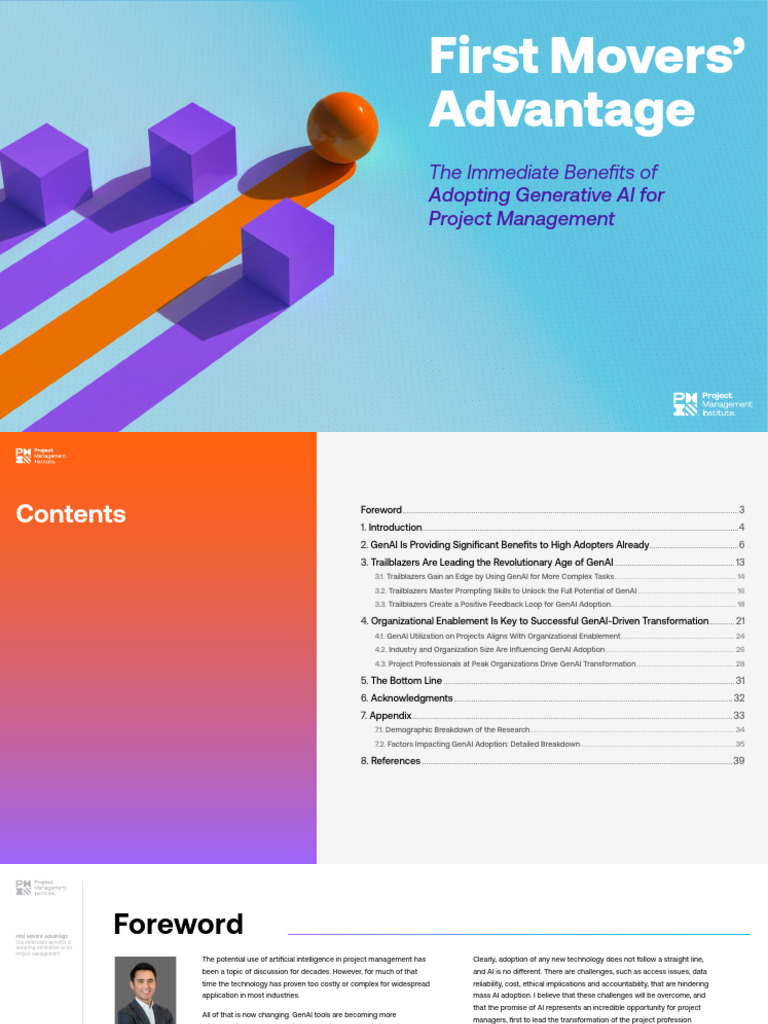 GenAI Adoption in Project Management | PDF | Project Management ...