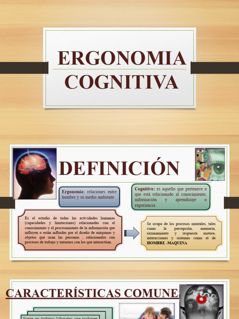 Ergonomia Cognitiva | PDF | Factores humanos y ergonomía | Percepción