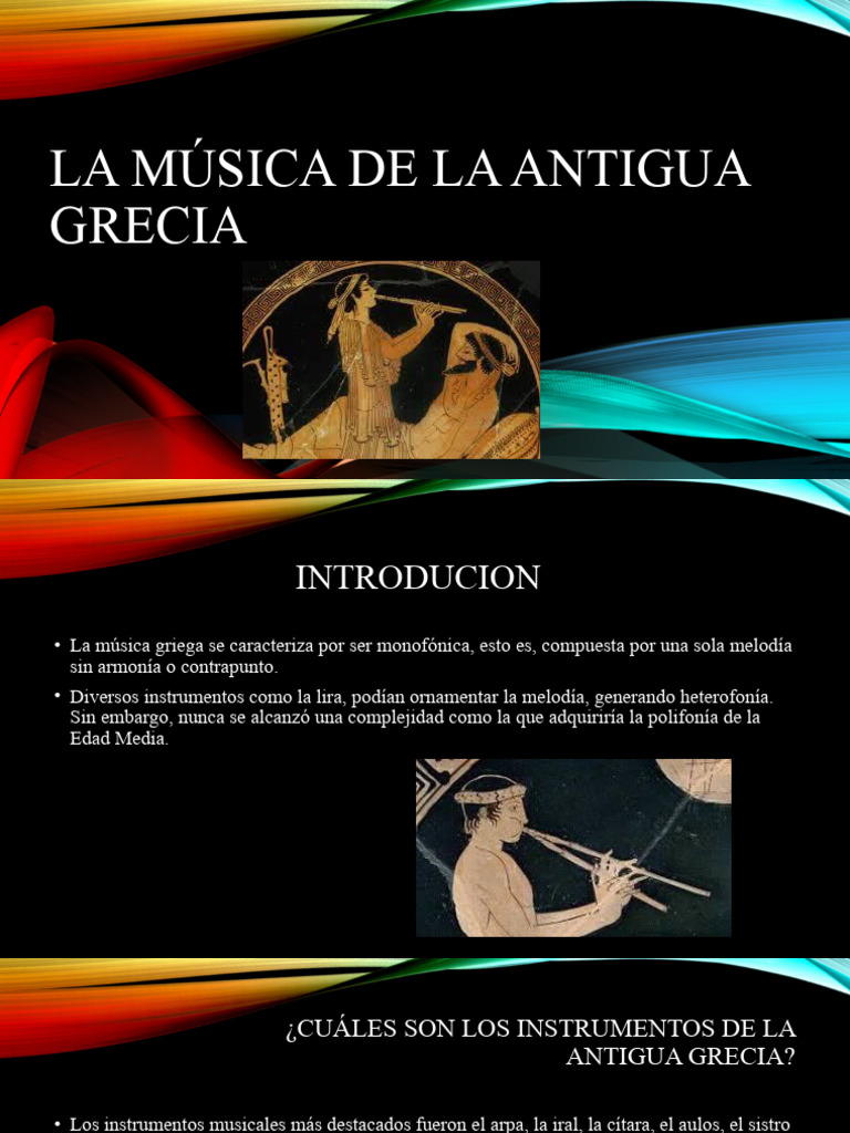 Música y Instrumentos de la Antigua Grecia | PDF | Instrumentos ...