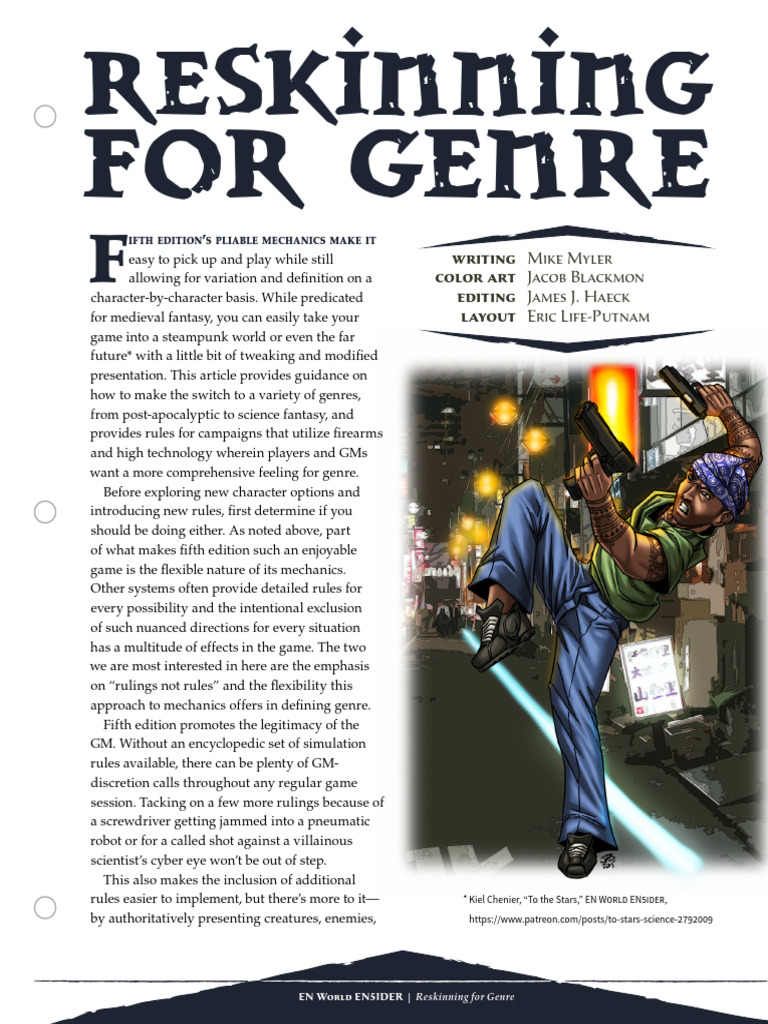 EN5ider 049 - Reskinning For Genre | PDF | Firearms