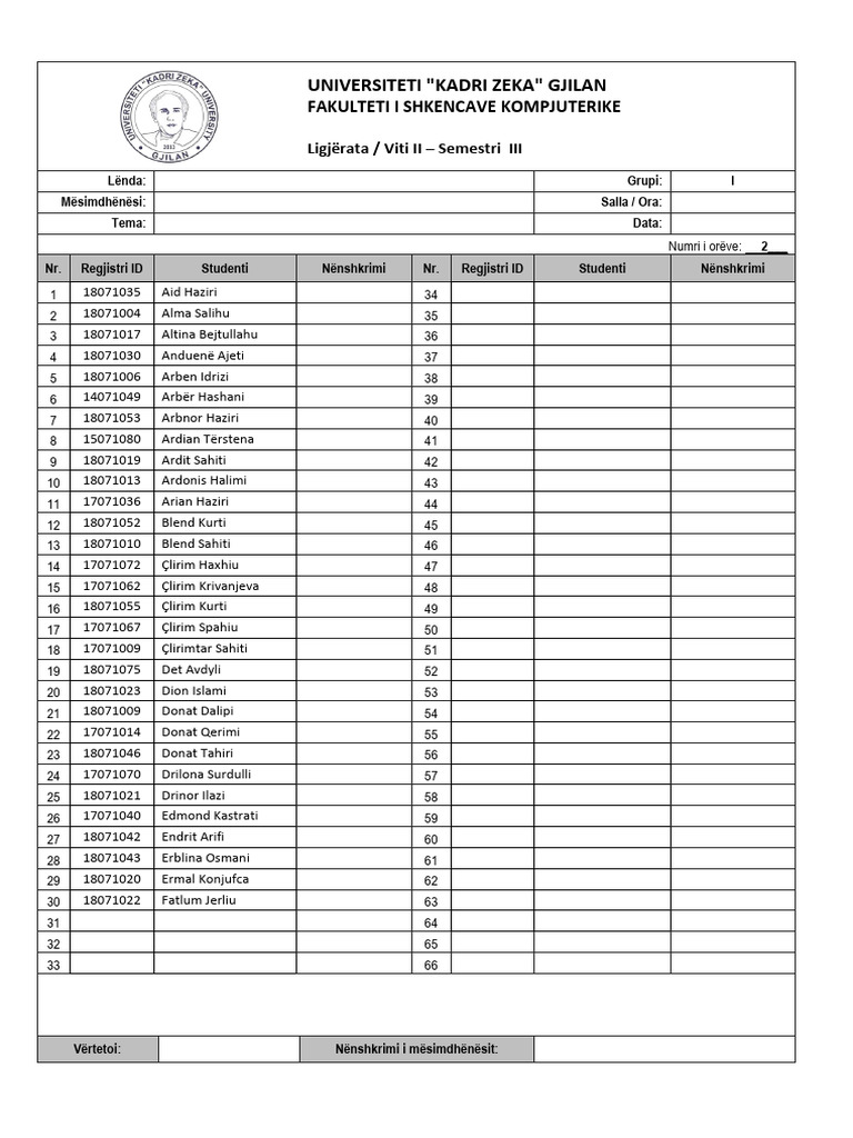 Viti II Ligjerata Gr1 | PDF