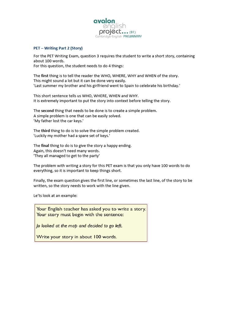 Writing Part 2 Story Theory | PDF