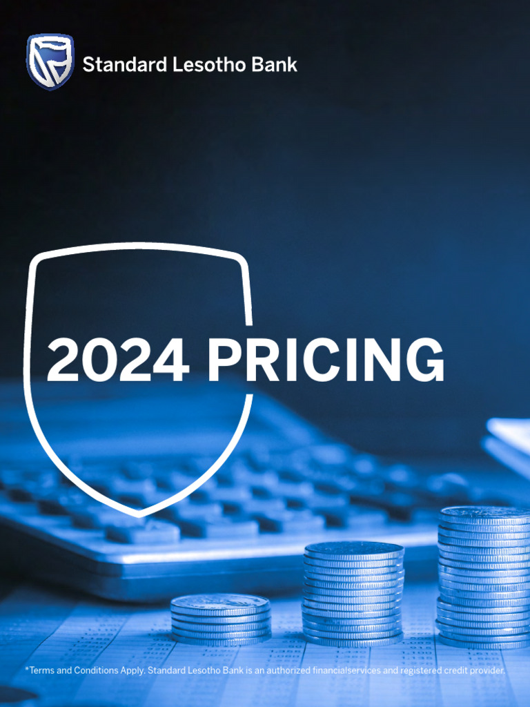 2024Q1 StandardBankLesothoPricing | PDF | Credit Card | Cash