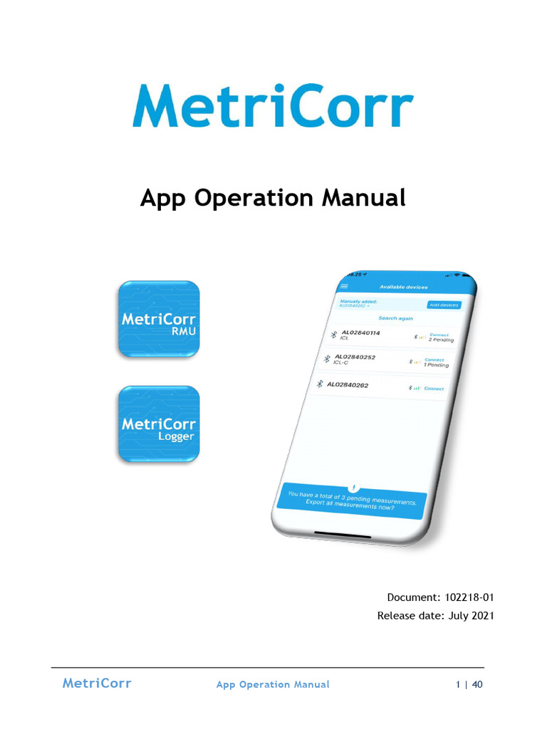 102218-01 App Operation Manual | Download Free PDF | Ios | Mobile App