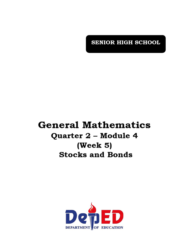 4 - Q2 Gen Math | PDF | Bonds (Finance) | Stocks