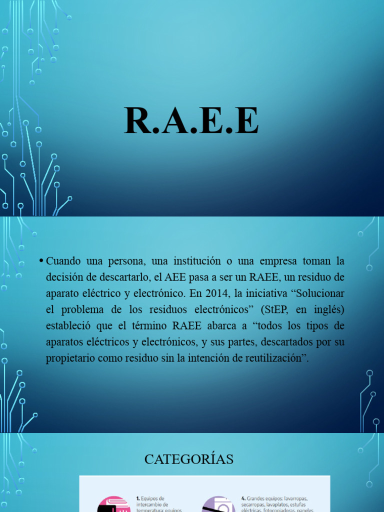 RAEE | PDF | Reciclaje | Contaminación