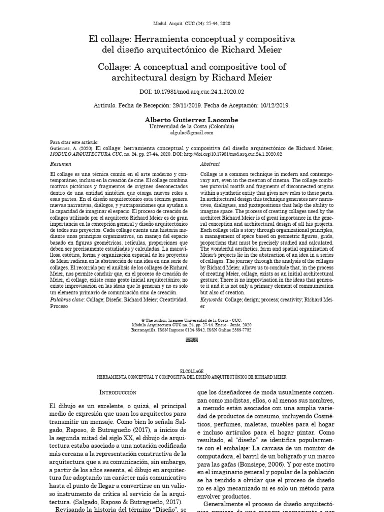 El Collage Herramienta Conceptual y Compositiva Del Diseño ...