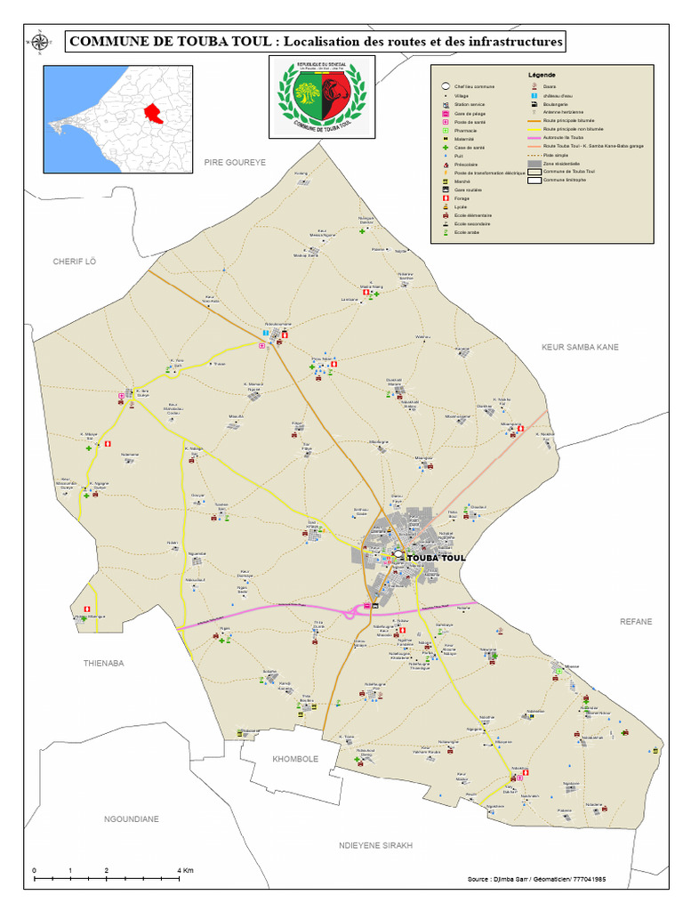 Carte Touba Toul Ok | PDF