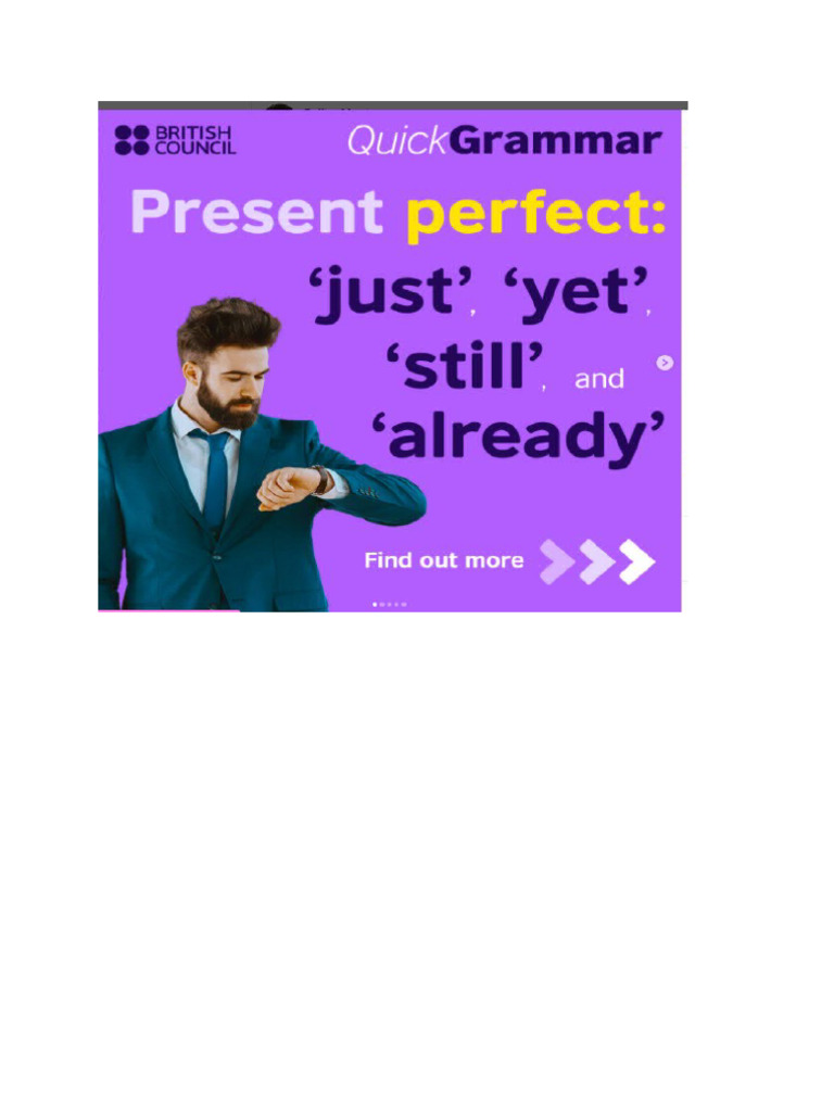 PRESENT PERFECT TENSE SIGNAL WORDS. | PDF