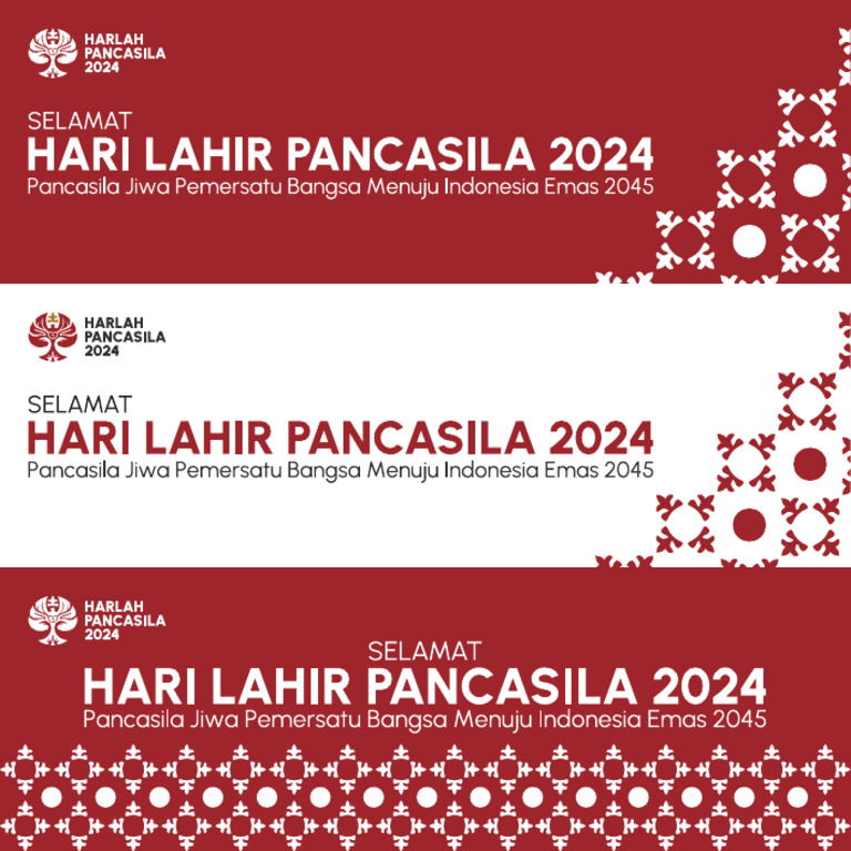 Harlah Pancasila 2024 - Template Banner Horizontal 3x1 | PDF