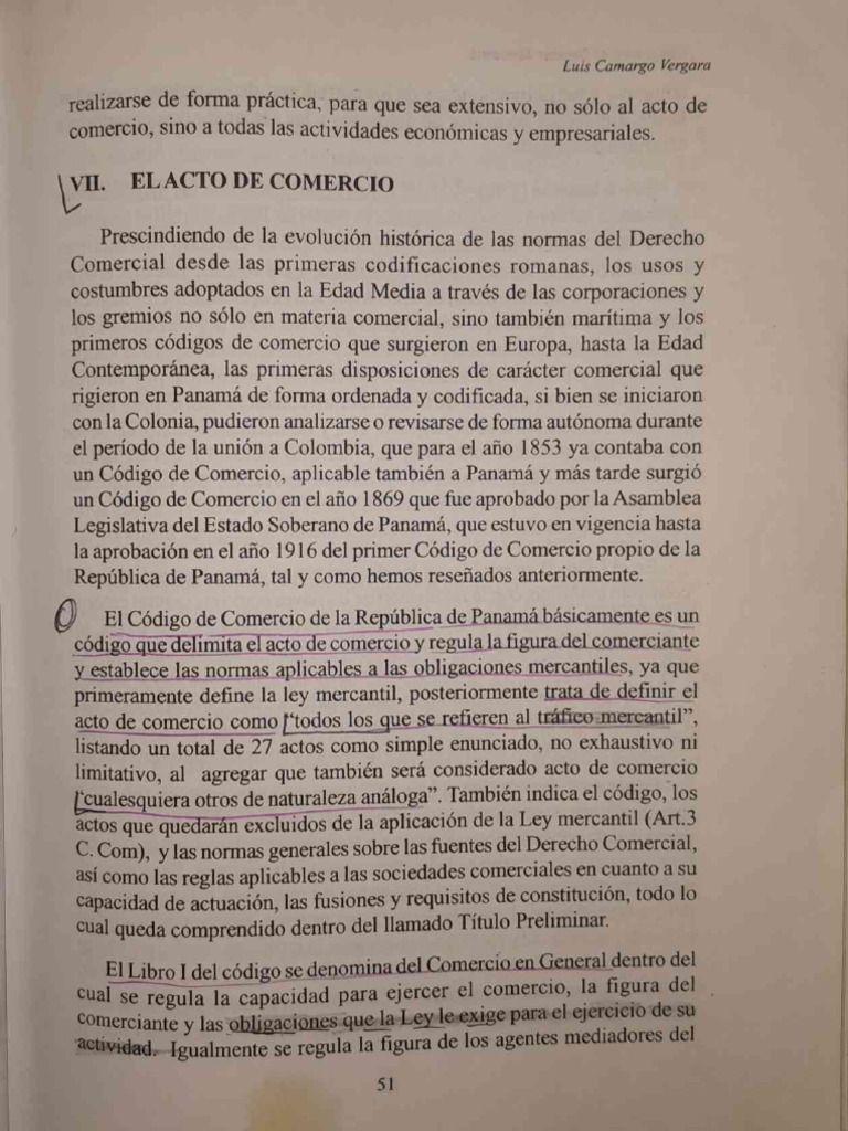 Los Actos de Comercio | PDF