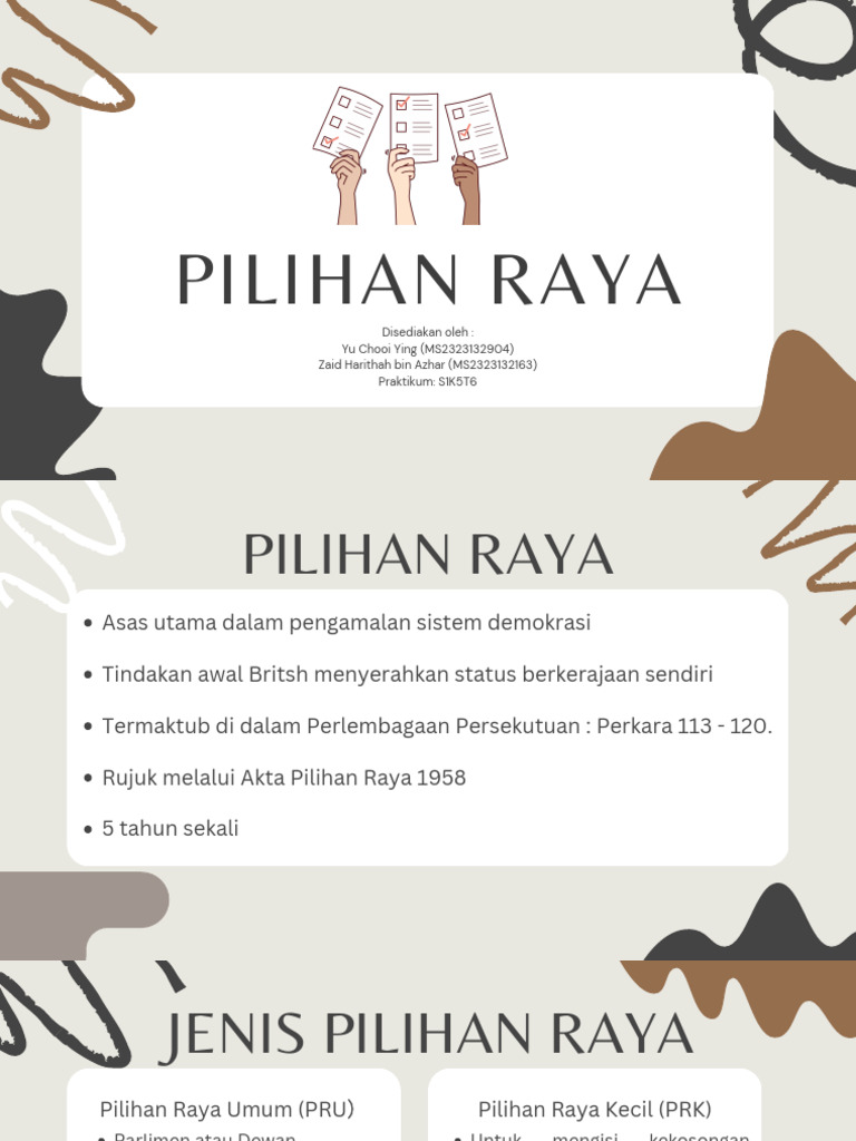 Proses Pilihan Raya Di Malaysia | PDF