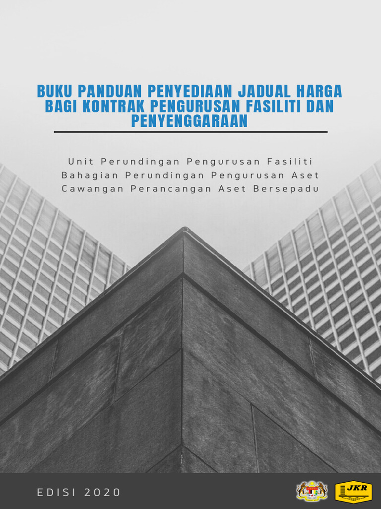 Jadual Harga Kontrak JKR 2020 - Pengurusan Fasiliti | PDF