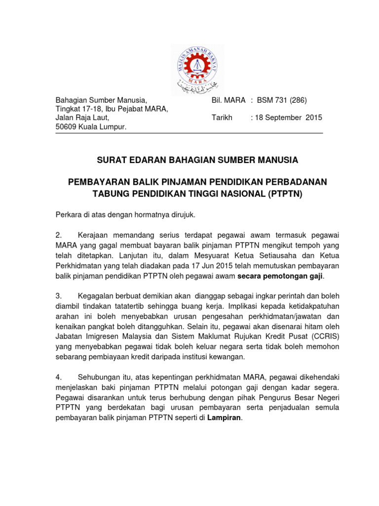 PTPTN | PDF
