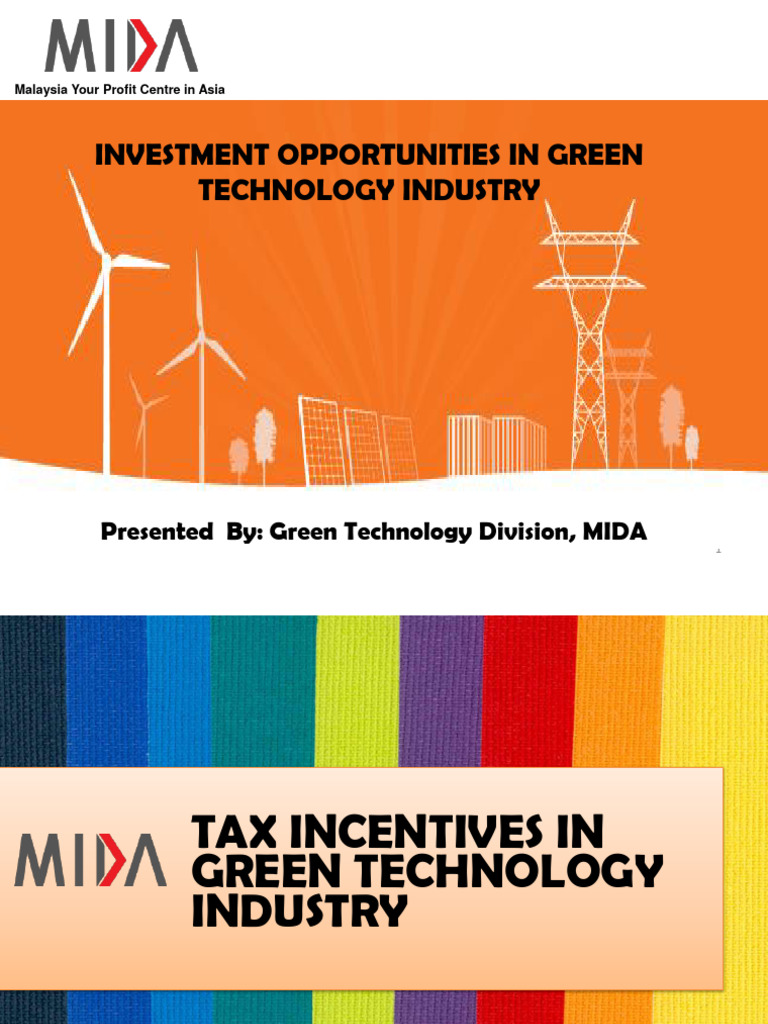 Green Technology Investment Incentives | PDF | Green Building | Taxes