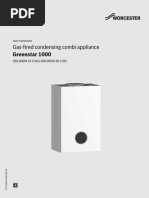 Greenstar 4000 Combi Operating Manual | PDF | Water Heating