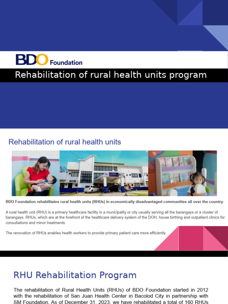 3 - BDOF RHU Program - Updated 2024 | PDF | Health Care | Patient