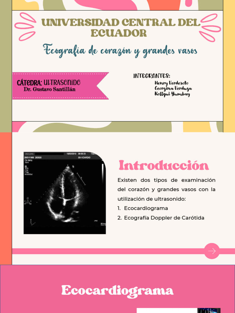 Ecografía de Corazón y Grandes Vasos | PDF | Corazón | Ventrículo (corazón)
