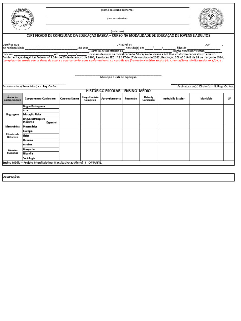 Certificado Cesec | PDF | Science