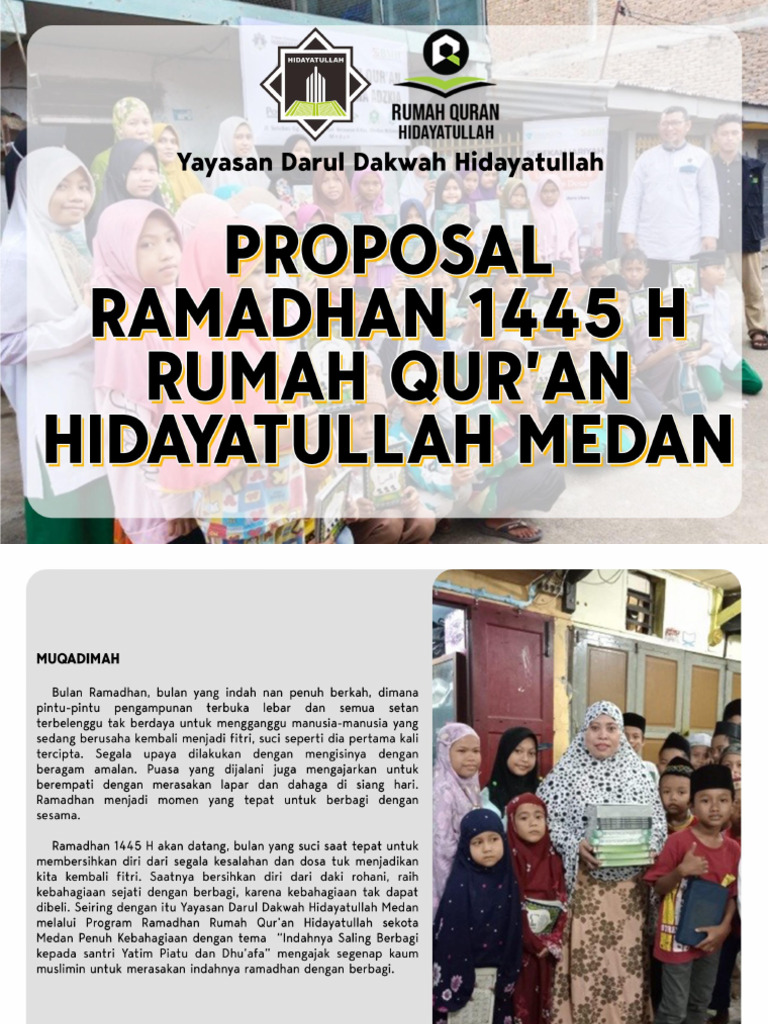 Proposal Ramadhan RQ | PDF