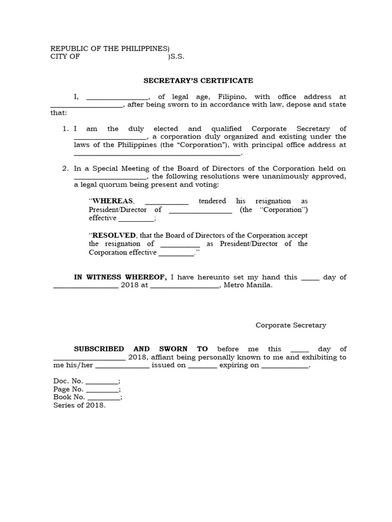 Board Meeting Minutes and Resolutions | PDF | Government