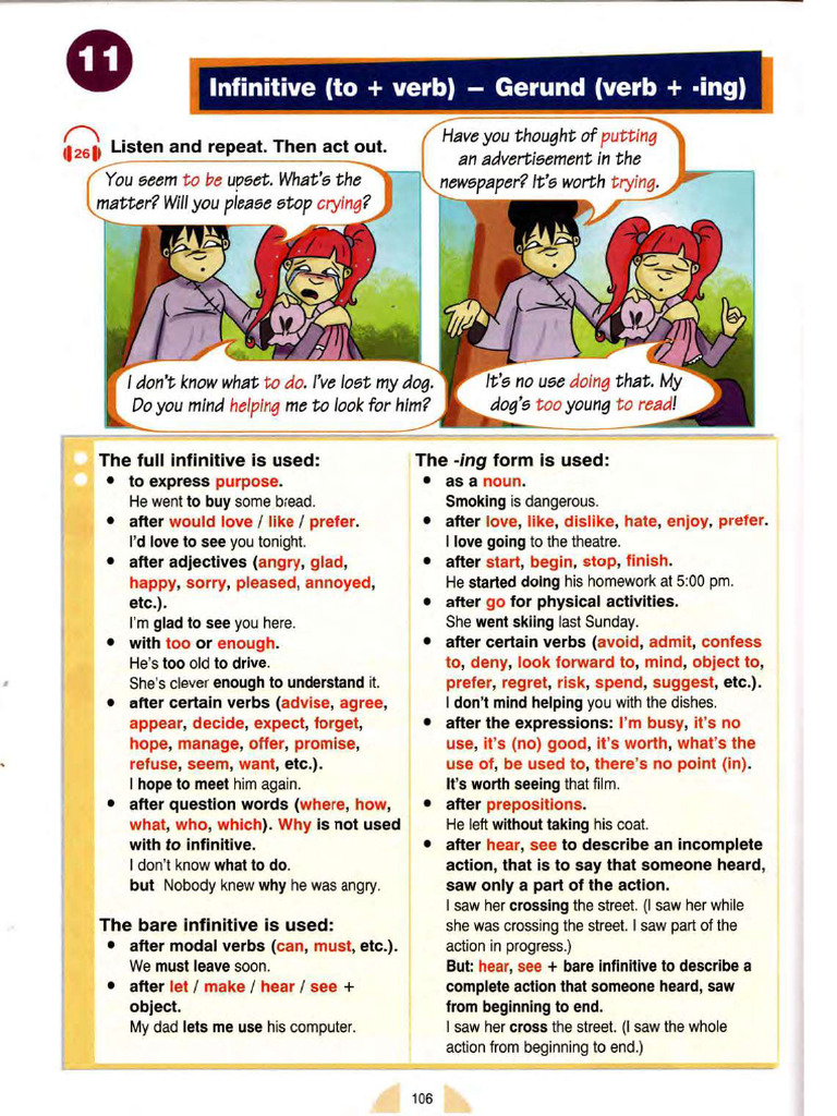 Infinitives and Gerunds Explained | PDF | Verb | Subject (Grammar)