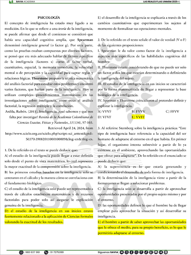 Psicología Sem7 | PDF