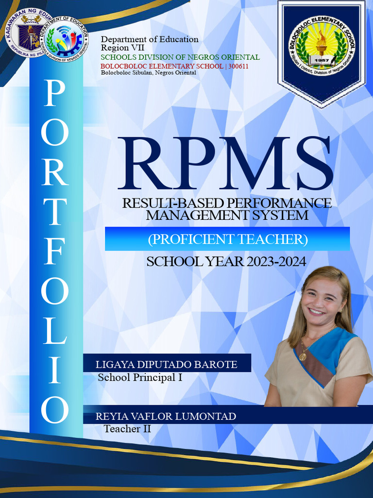 Rpms - Portfolio (Blue) v2 Lovely Jan | PDF | Learning | Cognition