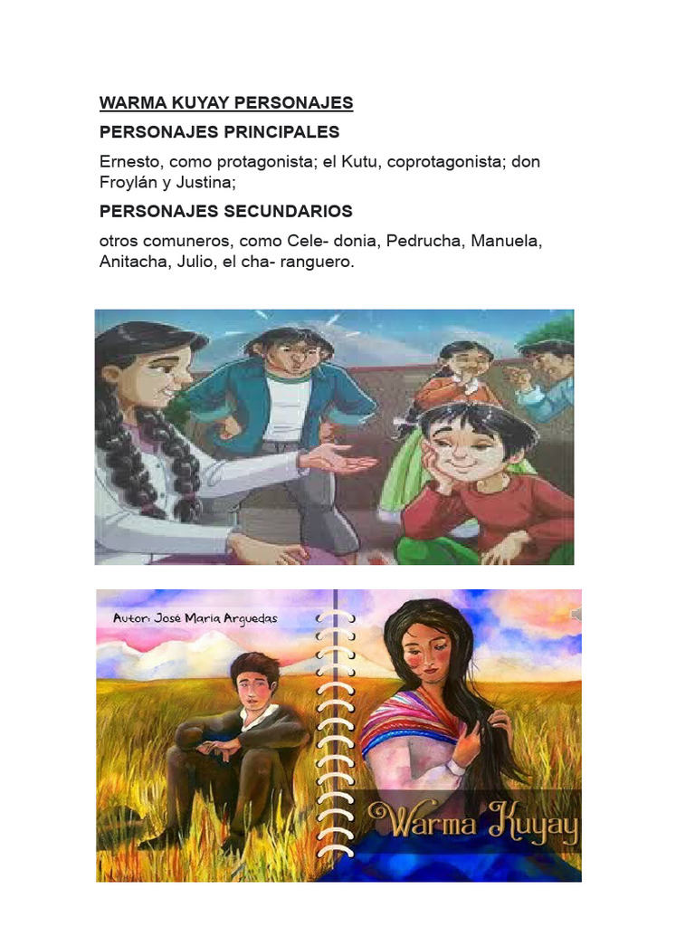 Warma Kuyay Personajes | PDF